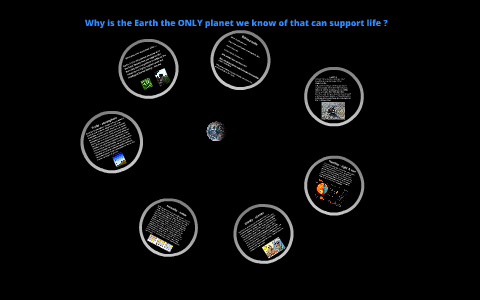 Why is Earth the ONLY planet we know that can support life? by nicholas ...