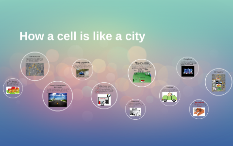 How a cell is like a city by ally sheridan on Prezi