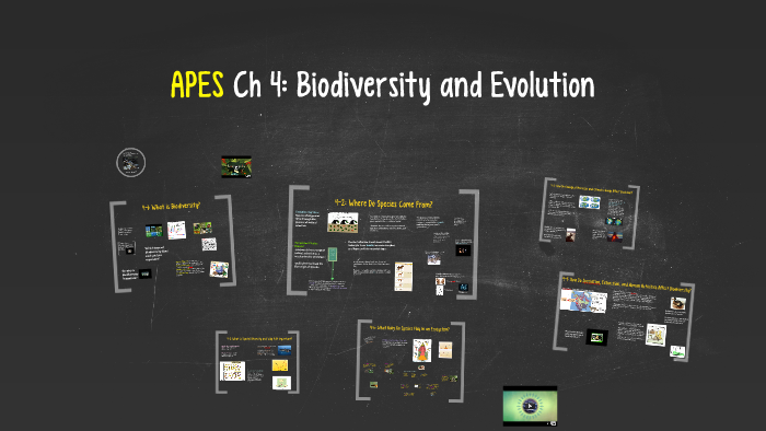 Sample Course Page APES Ch 4: Biodiversity and Evolution by Valerie ...