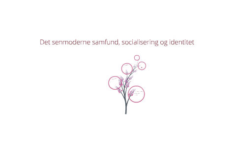 Det senmoderne samfund, socialisering og identitet by Anna Laursen on Prezi