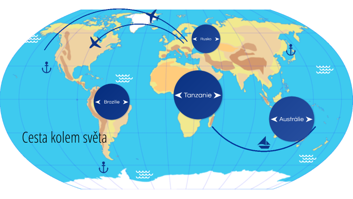 Cesta kolem světa by Anna Urbanová on Prezi