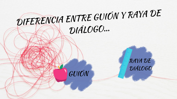 GUIÓN Y RAYA DE DIÁLOGO by carolina raschini on Prezi