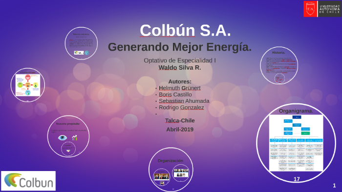 COLBÚN S.A. by Helmuth Grünert on Prezi