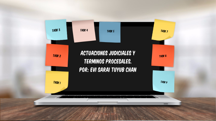 Actuaciones judiciales y términos procesales by Sarai Tuyub on Prezi