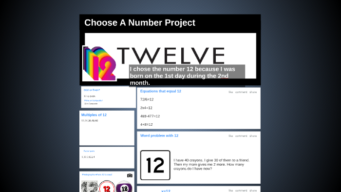 Choose A Number Project by Geny Bineza on Prezi