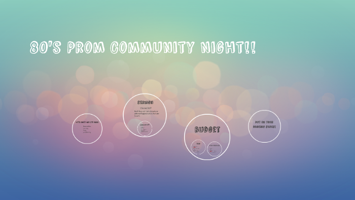 80's Prom by Macie Ross on Prezi