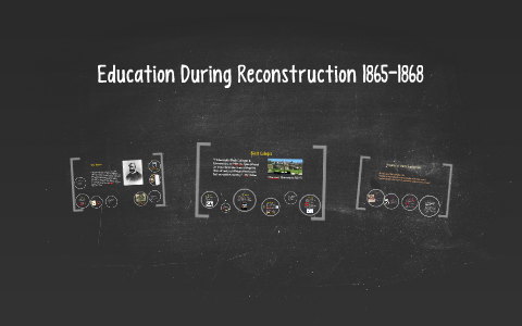 Education During Reconstruction 1865-1868 by on Prezi
