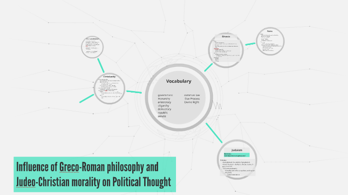 Influence of Greco-Roman philosophy and Judeo-Christian mora by Lindsay ...