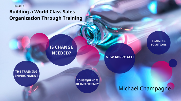 Building a World Class Sales Organization Through Training by Michael ...