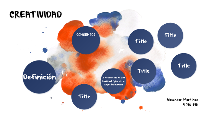 Concepto y definición de creatividad by Alexander Martinez on Prezi