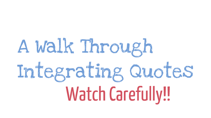 Integrating Quotes by Stephanie D on Prezi