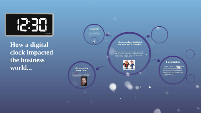 How a digital clock impacted the business world... by Trent Richardson ...