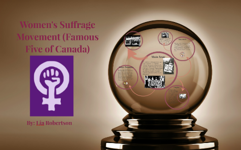 Women's Suffrage Movement (Famous Five of Canada) by Lia Robertson on Prezi