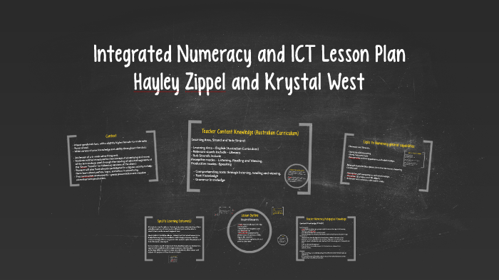 Integrated Numeracy and ICT Lesson Plan by on Prezi