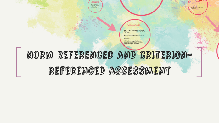 Norm Referenced and Criterion-referenced assessment by on Prezi