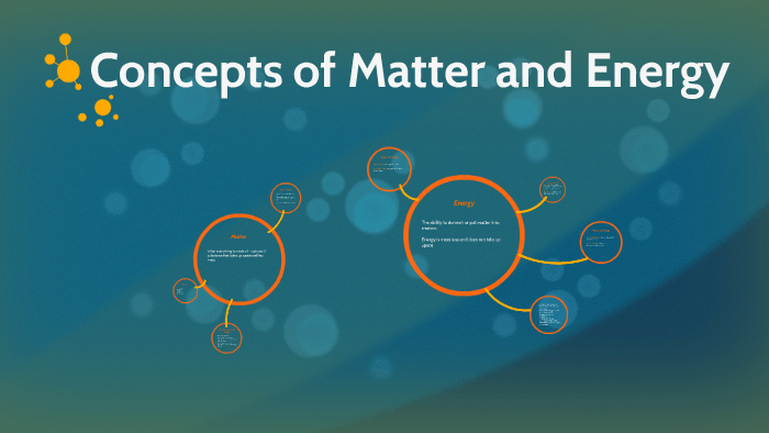Concepts of Matter and Energy by on Prezi