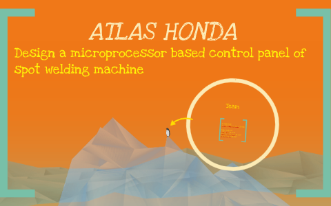 Design a microprocessor based control panel of spot welding by on Prezi