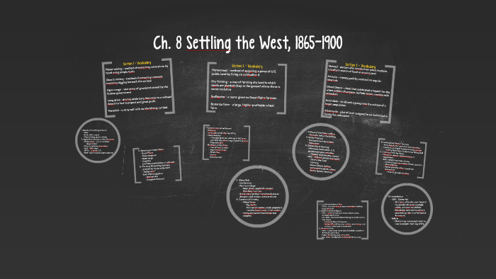 Ch. 8 Settling the West, 1865-1900 by Rebecca Kirchner on Prezi