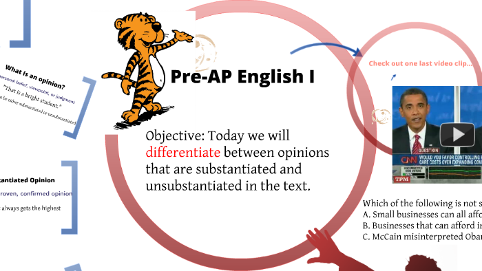 Substantiated vs. Unsubstantiated Opinions by Lisa Lipstraw on Prezi