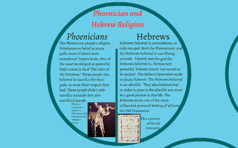 Phoenicians and Hebrews Religion by Julia Eckersall on Prezi
