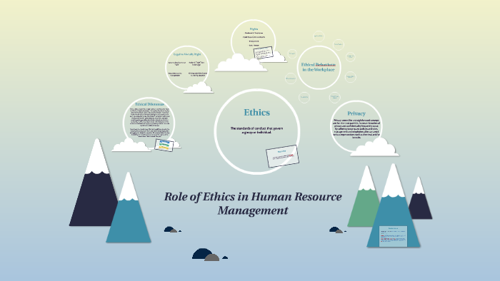 Role of Ethics in Human Resource Management by Danielle Bruyere on Prezi
