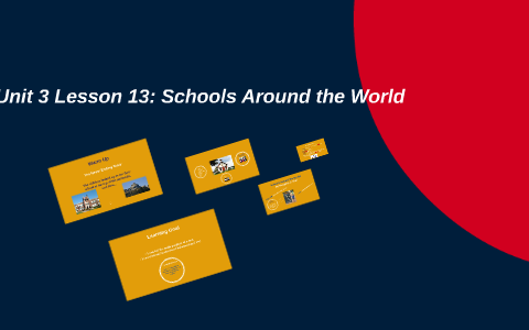 Unit 3 Lesson 13: Schools Around the World by Diane Swenson on Prezi