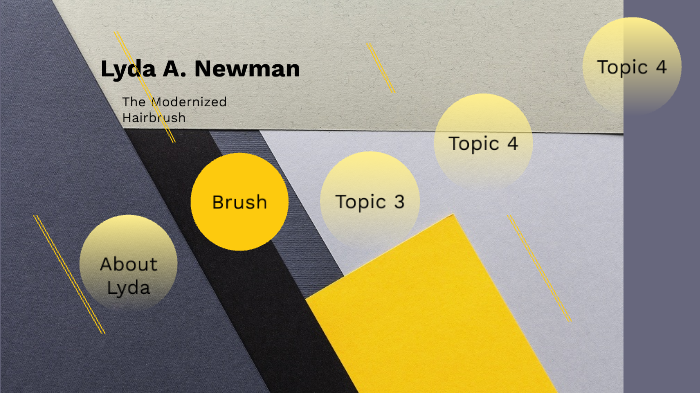 Lyda A Newman: The Invention Of The Modernized Hairbrush by Sofia ...