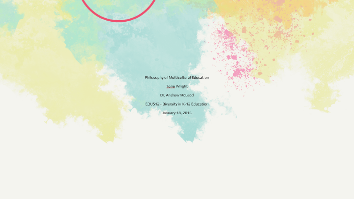 Philosophy of Multicultural Education by Torie Wright on Prezi