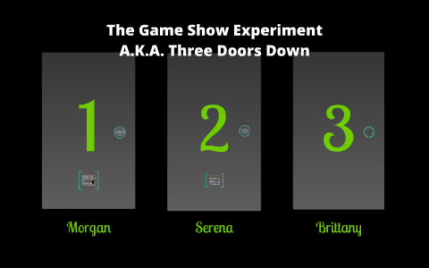 The Game Show Experiment A.K.A. Three Doors Down by Morgan Grant on Prezi