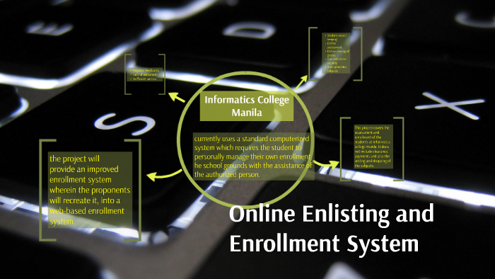 Online Enlisting and Enrollment System by Katherine Lapuz on Prezi