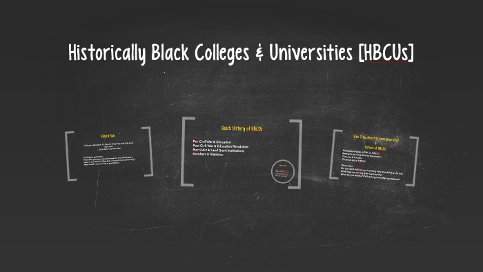 Historically Black Colleges & Universities [HBCUs] by on Prezi