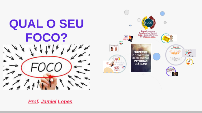 Qual o seu foco? by JAMIEL LOPES
