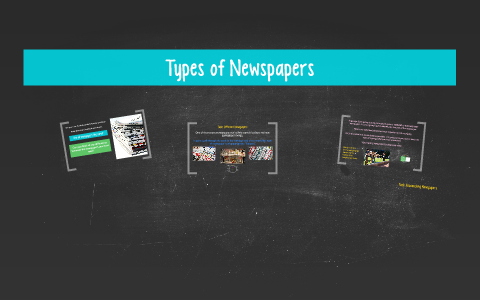 Types of Newspapers by