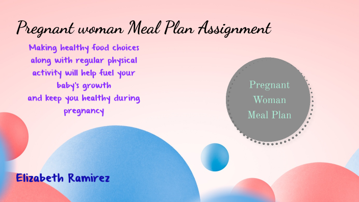 Pregnant woman Meal Plan Assignment by Pankekes Devanilla on Prezi