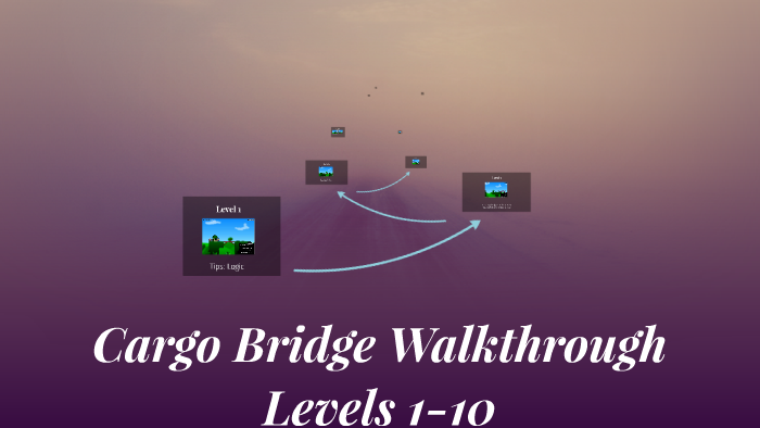Cargo Bridge Walkthrough Levels 1-10 by David Bills on Prezi