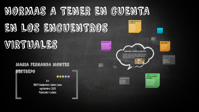 NORMAS A TENER EN CUENTA EN LOS ENCUENTROS VIRTUALES by mafe montes on ...