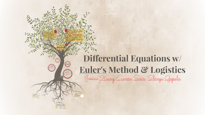 Differential Equations w/ Euler's Method & Logistics by Jess X on Prezi
