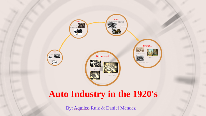 Auto Industry in the 1920's by Aquileo Ruiz on Prezi