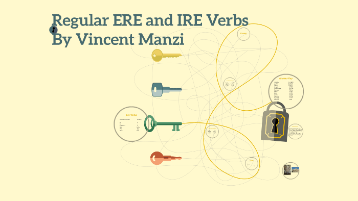 Regular ERE and IRE Verbs by Vincent Manzi on Prezi