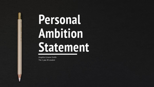 Personal Ambition Statement by Angelica Linares on Prezi Design