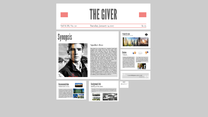 The Giver Book Report by Alejandro Saa on Prezi