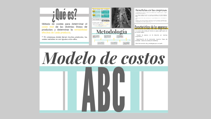 Modelo de costos ABC by Irma Cisneros on Prezi