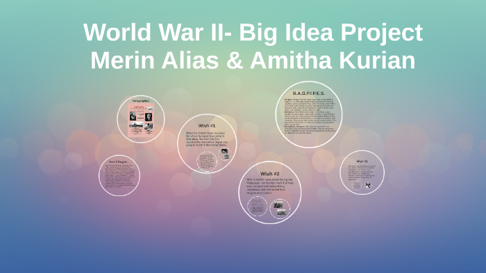 World War II- Big Idea Project by merin alias