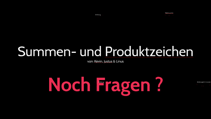 Mathe PK Summen- und Produktzeichen by Hans Dieter on Prezi