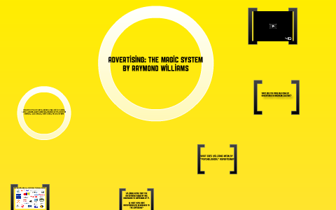 Advertising: The Magic System by Raymond Williams by alex fuentes