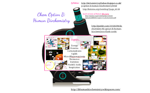 IB Chem: HL Human Biochemistry by Mirza Ma