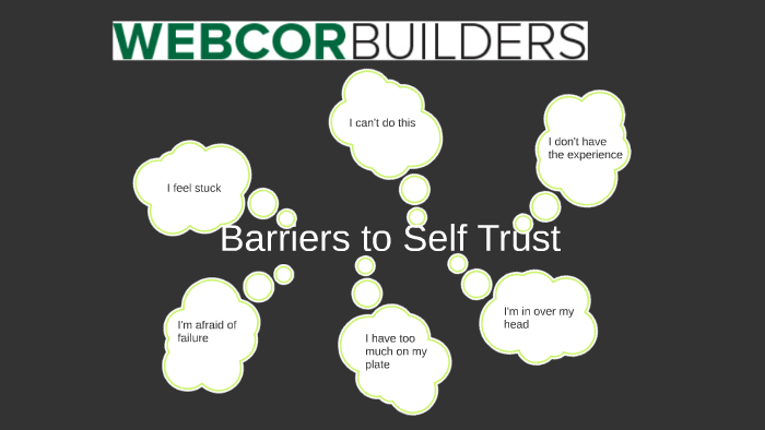 Barriers to trust by Jared Davis