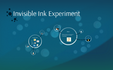 Invisible Ink Experiment by Skyler Ray on Prezi
