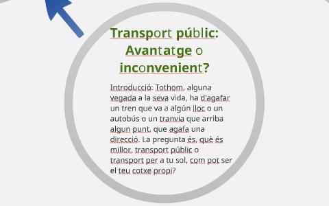 Transport públic: Avantatge o inconvenient? by Sara Gascón Bartolomé on ...