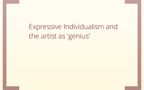 Expressive Individualism, Self Love and God's rest by Alison Merritt Smith